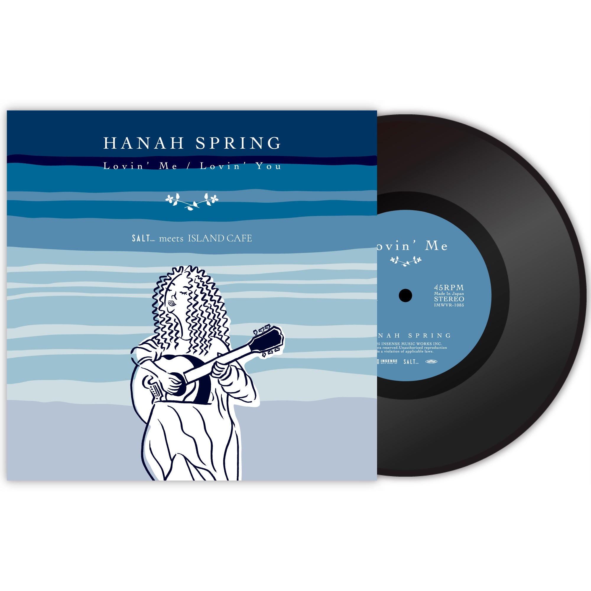 【7インチヴァイナル】HANAH SPRING / Lovin’ Me & Lovin’ You – INSENSE MUSIC WORKS ...